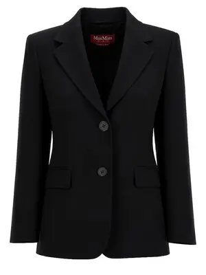 Max Mara Blazer Monopetto In Cady