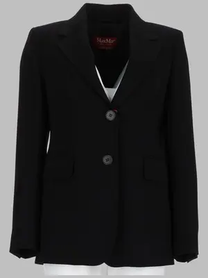 Max Mara Blazer Monopetto In Cady