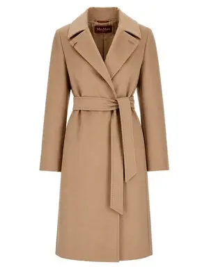 Max Mara Wool Robe Coat - Beige