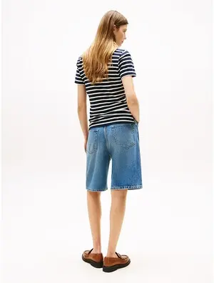 Tommy Hilfiger Slim Fit Stripe Stretch-cotton Polo