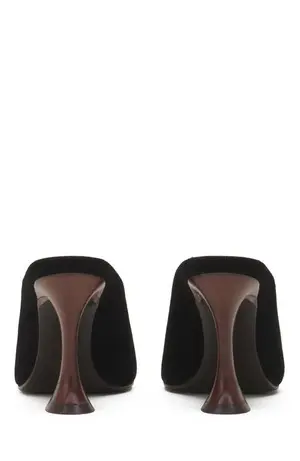 LANVIN Midnight Step Mule In Suede