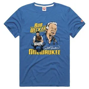 HOMAGE Milwaukee Brewers Tri-blend Hyperlocal T-shirt - Royal