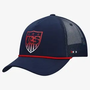 FAN INK Usmnt Atmosphere Trucker Hat - Navy