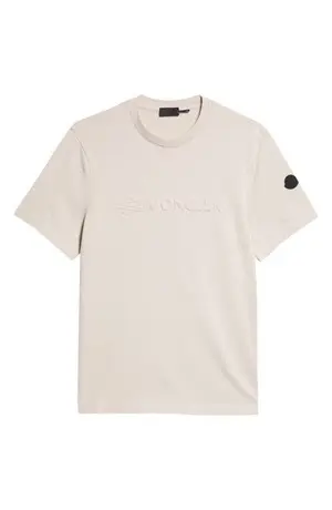 Moncler Logo Cotton T-shirt - Sponge