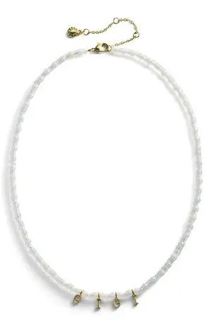 BAUBLEBAR Custom Dainty Beaded Necklace