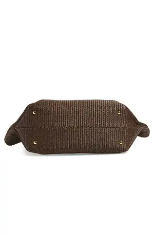DEMELLIER The New York East/west Raffia Tote