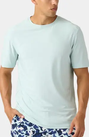 LEGENDS Aire Performance Crewneck T-shirt - Cloud Blue Heather