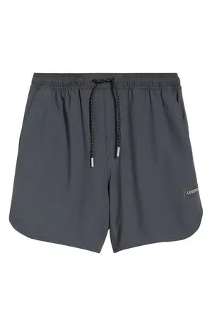LEGENDS Luka 7-inch Lined Performance Shorts - Charcoal Gray