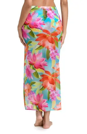 La Blanca Sunset Botanica Maxi Skirt Cover-up