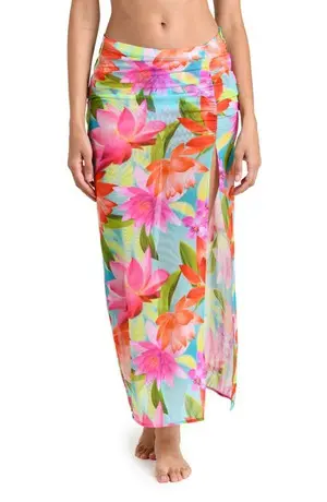 La Blanca Sunset Botanica Maxi Skirt Cover-up
