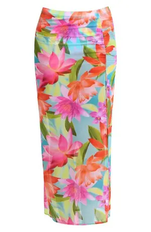 La Blanca Sunset Botanica Maxi Skirt Cover-up