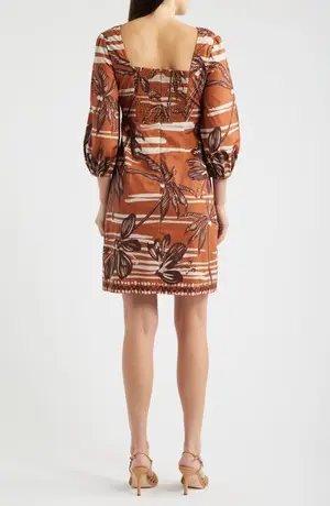 Julia Jordan Knotted Tie Minidress