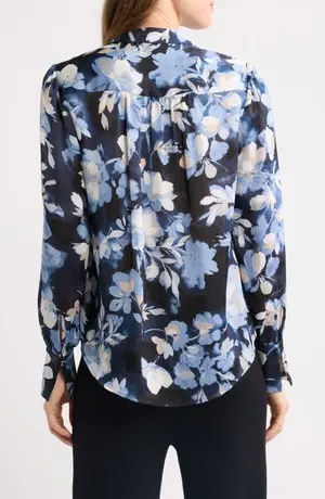 Anne Klein Floral Print Blouse