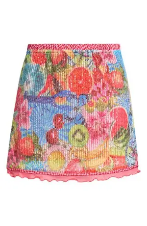 KULANI KINIS Sequin Miniskirt