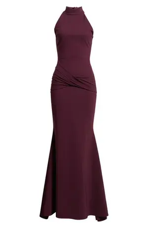 Chiara Boni La Petite Robe Zesika Halter Neck Jersey Gown