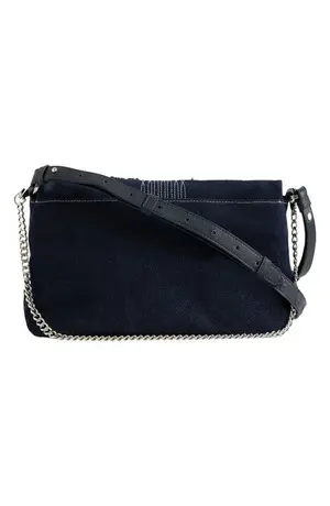 Zadig&Voltaire Rocky Ii Denim Crossbody Bag