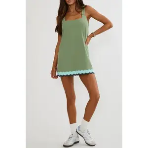 Beach Riot Mischa Scalloped Active Dress