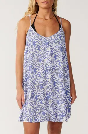 Rip Curl Party Wave Cover-up - White/blue