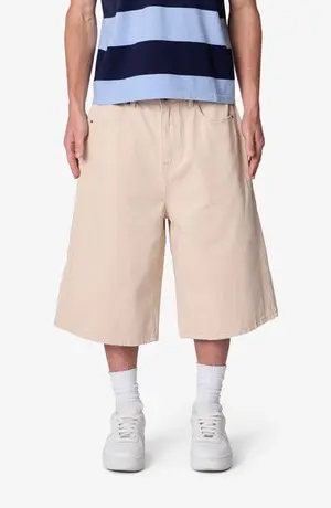 Mnml Ultra Baggy Paneled Chino Shorts - Khaki