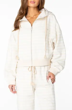 Roxy Fringing Reefs Striped Hoodie