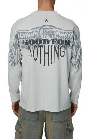 GOOD FOR NOTHING Long Sleeve Eagle Tee
