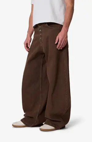 Mnml Exposed Shank Relaxed Barrel Leg Jeans