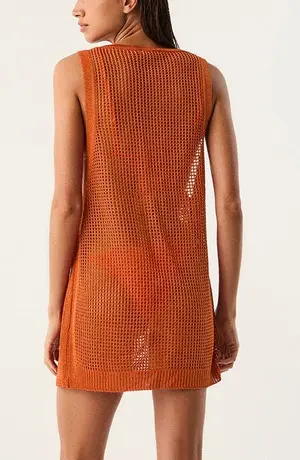 VIX PAULA HERMANNY Erika Knit Cover-up Minidress