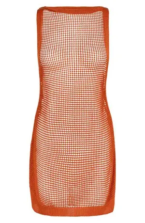VIX PAULA HERMANNY Erika Knit Cover-up Minidress