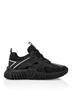 Philipp Plein Runner Stones Sneakers - Black
