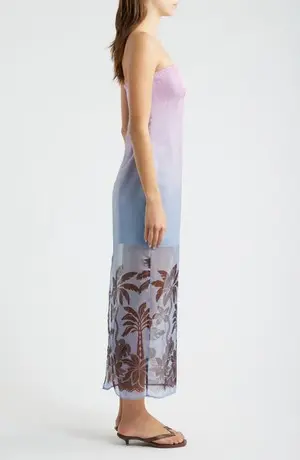 Line & Dot Dune Ombré Midi Dress