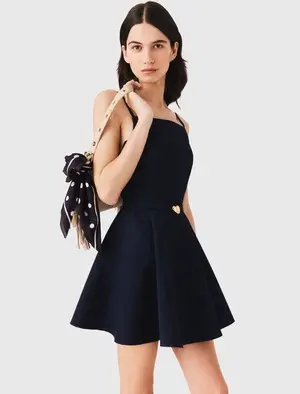 Maje Flared Dress With Straps