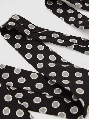 REISS Lelio Silk Geometric Square Medallion-print Tie