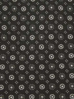 REISS Geremia Silk-blend Woven Micro Medallion Tie