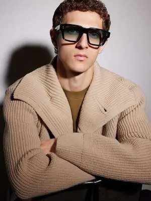 Dita Eliux Square-frame Acetate Sunglasses - Turquoise