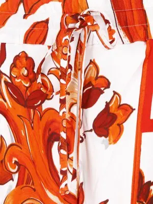 Dolce & Gabbana Straight Pants "majolica