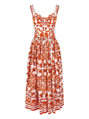 Dolce & Gabbana Maxi Dress "majolica