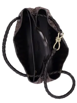 Bottega Veneta Medium Andiamo Bag - Brown