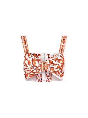 Dolce & Gabbana Cropped Top "majolica - Multi