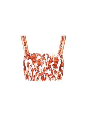 Dolce & Gabbana Cropped Top "majolica