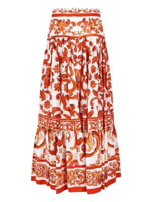 Dolce & Gabbana Maxi Skirt "majolica