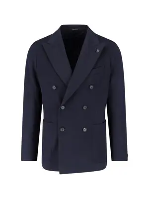 Tagliatore Double-breasted Cashmere Blazer