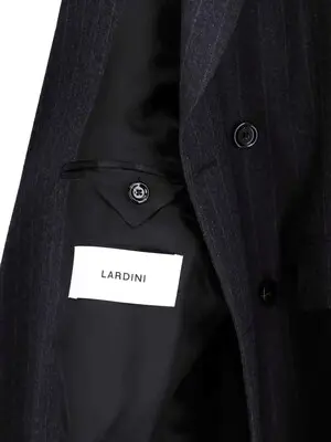 LARDINI Double-breasted Suit In Virgin Wool - Gray