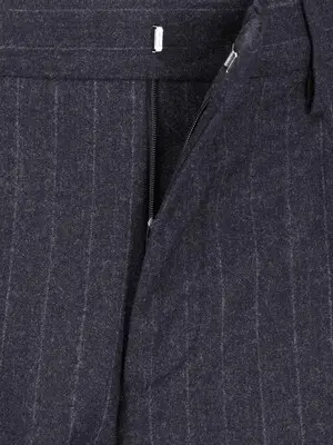 LARDINI Double-breasted Suit In Virgin Wool - Gray