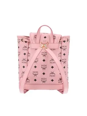 Mcm Aren Backpack In Visetos Monogram