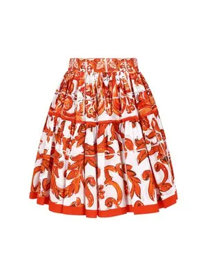 Dolce & Gabbana Mini Skirt "majolica - Multi