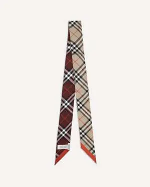 Burberry Check Silk Scarf