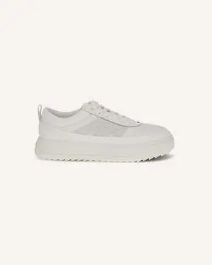 Moncler Altive Sneakers In Suede And Nubuck