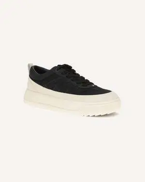 Moncler Altive Sneakers In Suede And Nubuck