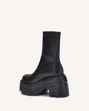 Casadei Faux Leather Ankle Boots