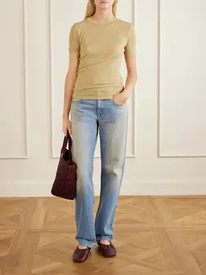 SLVRLAKE Ellie Low-rise Straight-leg Jeans